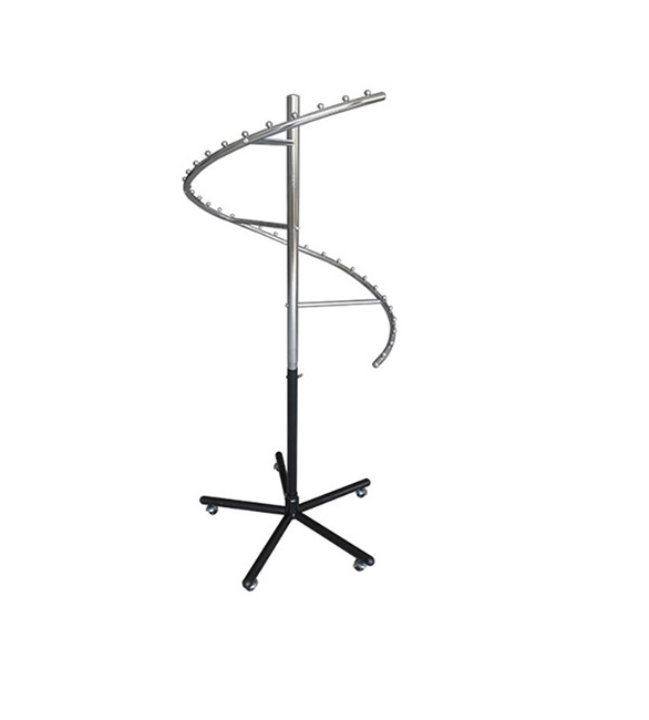 SPIRAL RACK - WITH WHEELS - REVOLVING - 30 NOBES - GARMENT RACK ...